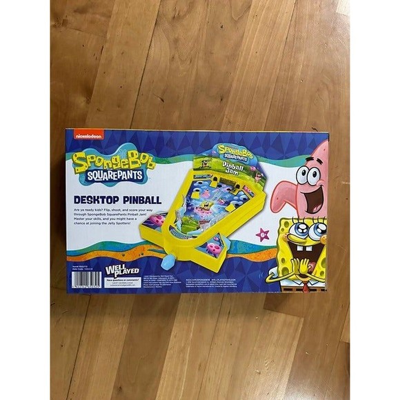 Hasbro | Games | Spongebob Squarepants Desktop Pinball Game | Poshmark